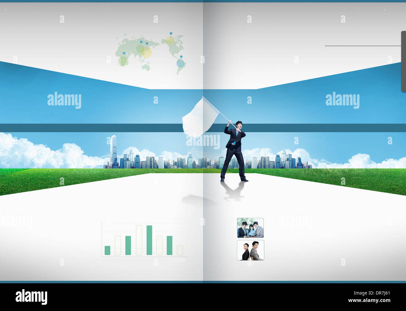 booklet template related to business Stock Photo - Alamy