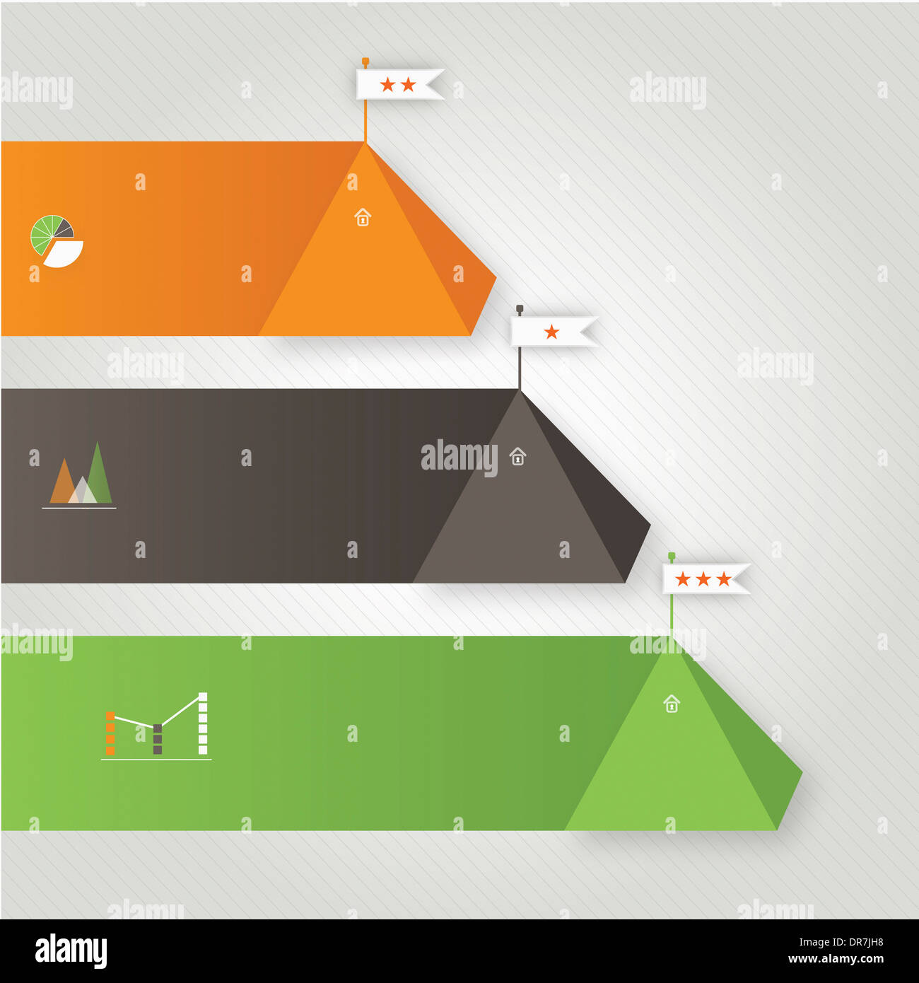 illustration of 3 diagram Stock Photo - Alamy