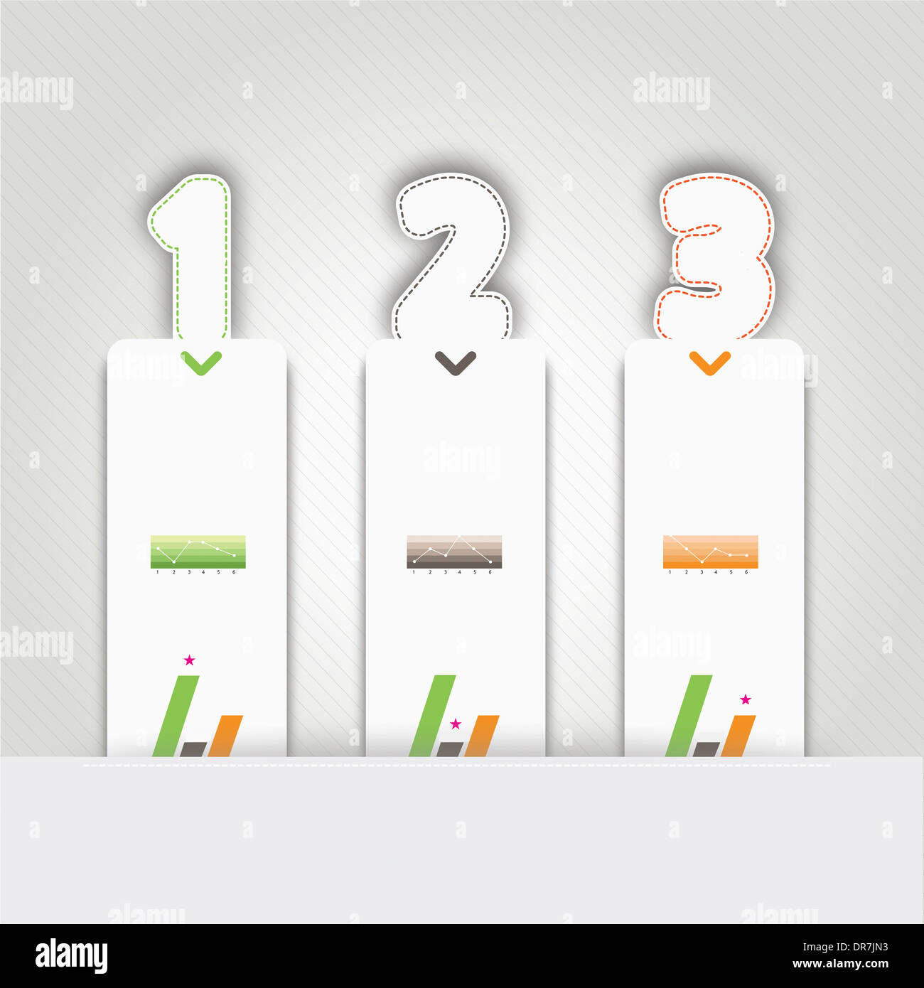 illustration of 3 diagram Stock Photo - Alamy