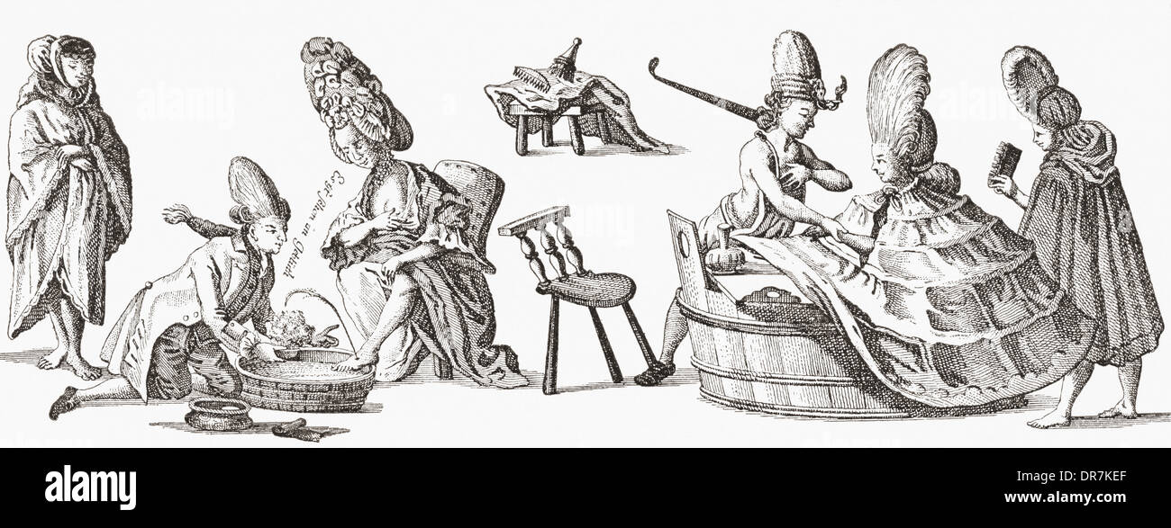 Bloodletting in the 18th century Stock Photo - Alamy