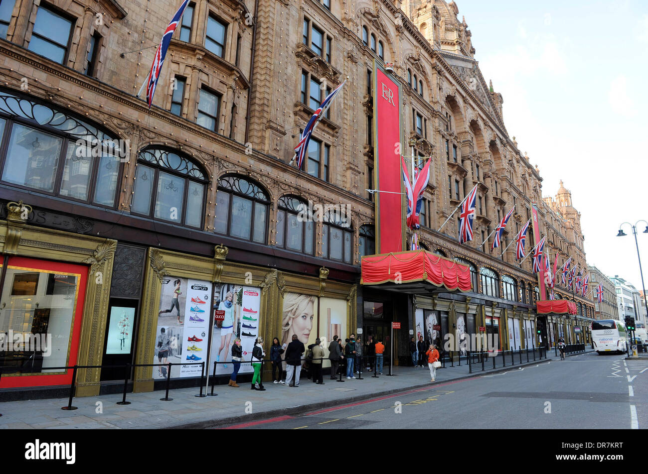 Atmosphere Lily Donaldson opens the Harrods Summer Sale London, England ...