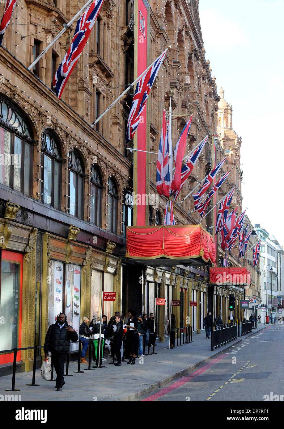 Atmosphere Lily Donaldson opens the Harrods Summer Sale London, England ...