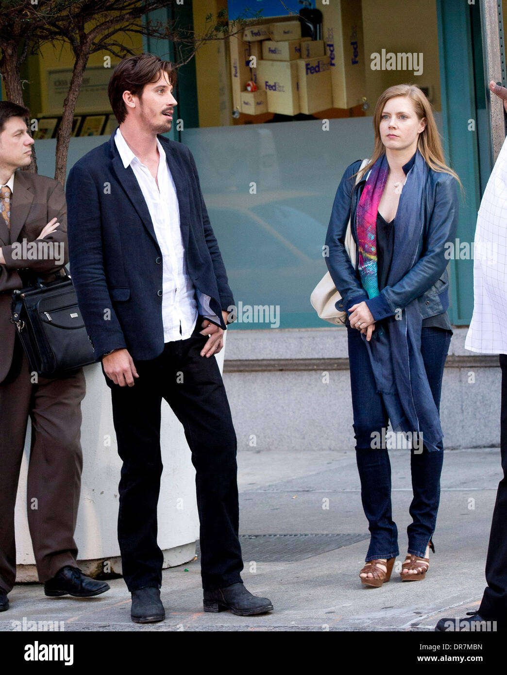 Amy adams filming on location hi-res stock photography and images - Alamy