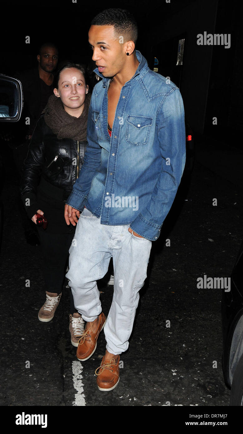Aston Merrygold JLS leave the Rose Club London, England - 16.06.12 ...