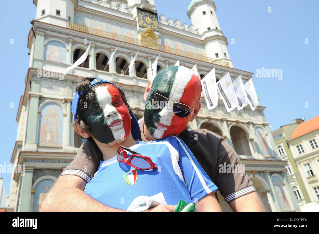 Poland fans show their support hi-res stock photography and images - Alamy