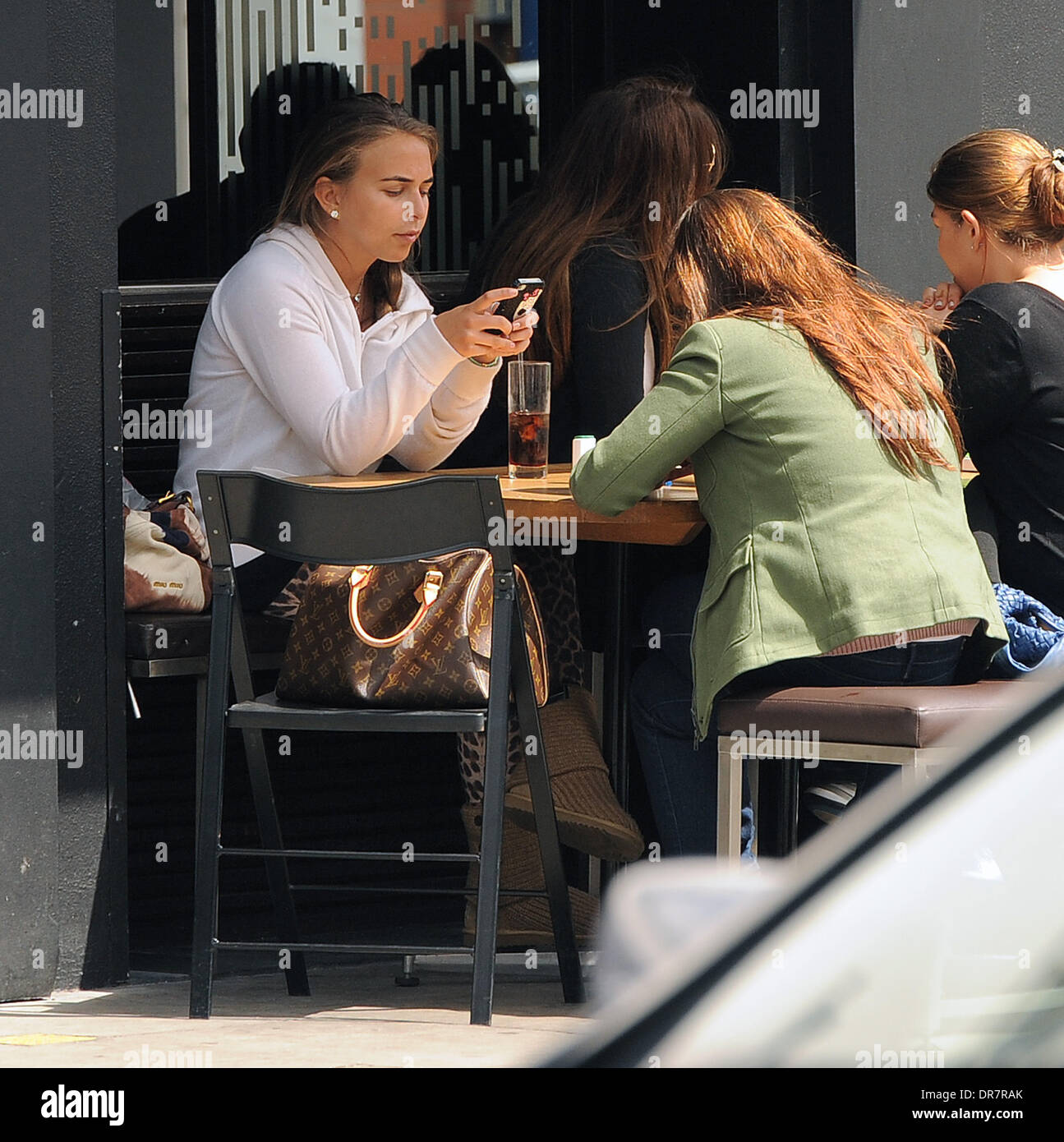 Chloe Green enjoys an afternoon drinking and smoking with friends in ...