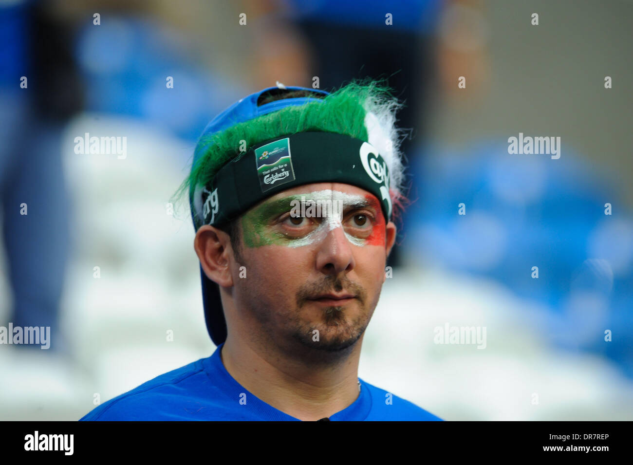 Atmosphere Italian and Irish fans attending the European Championship ...