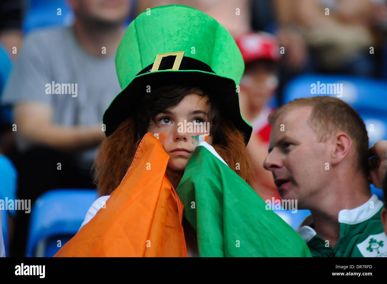 Atmosphere Italian and Irish fans attending the European Championship ...