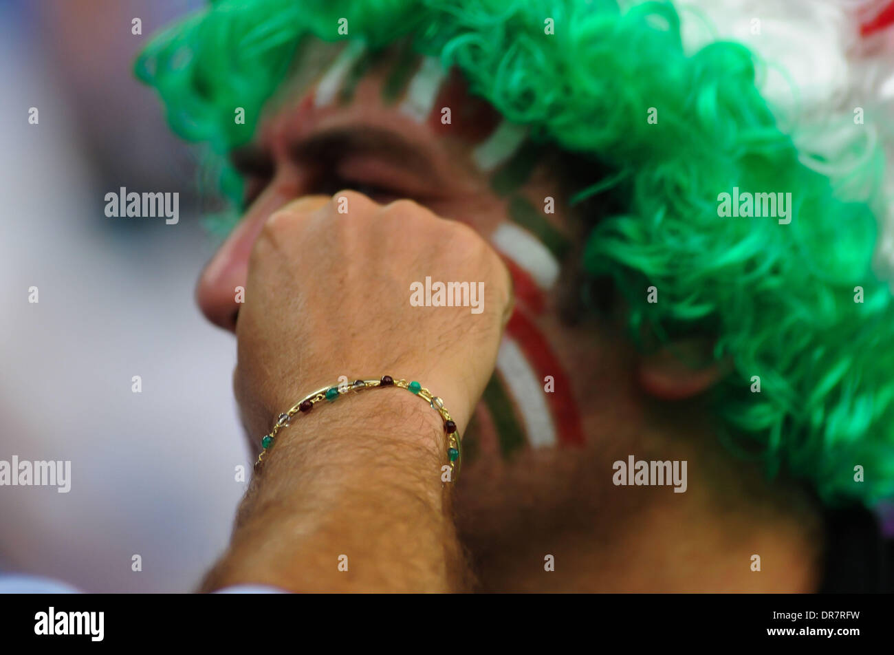 Atmosphere Italian and Irish fans attending the European Championship ...