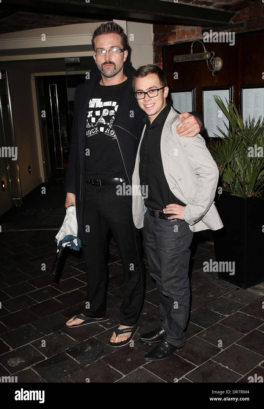 Joe Tracini, Emmett Scanlan The Hollyoaks cast gather at the Gusto ...