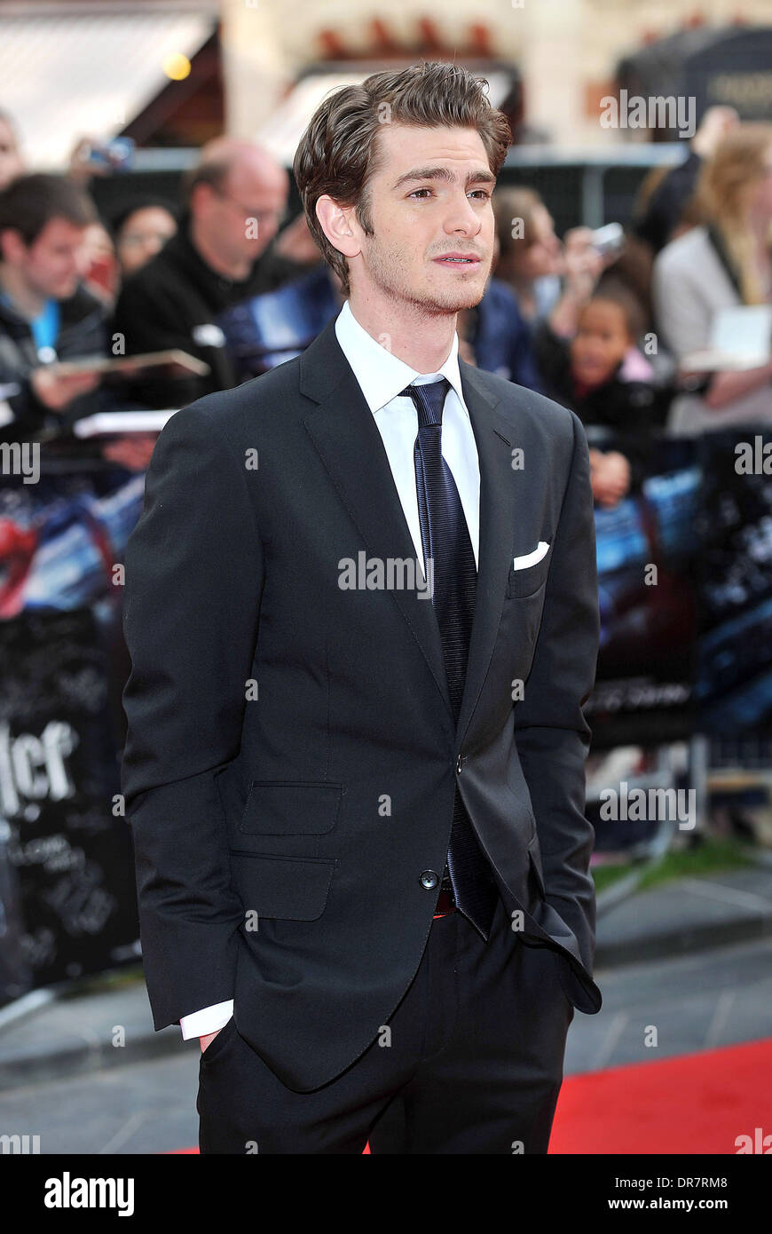 Andrew Garfield The Amazing Spider-Man Gala Premiere held at the Odeon ...