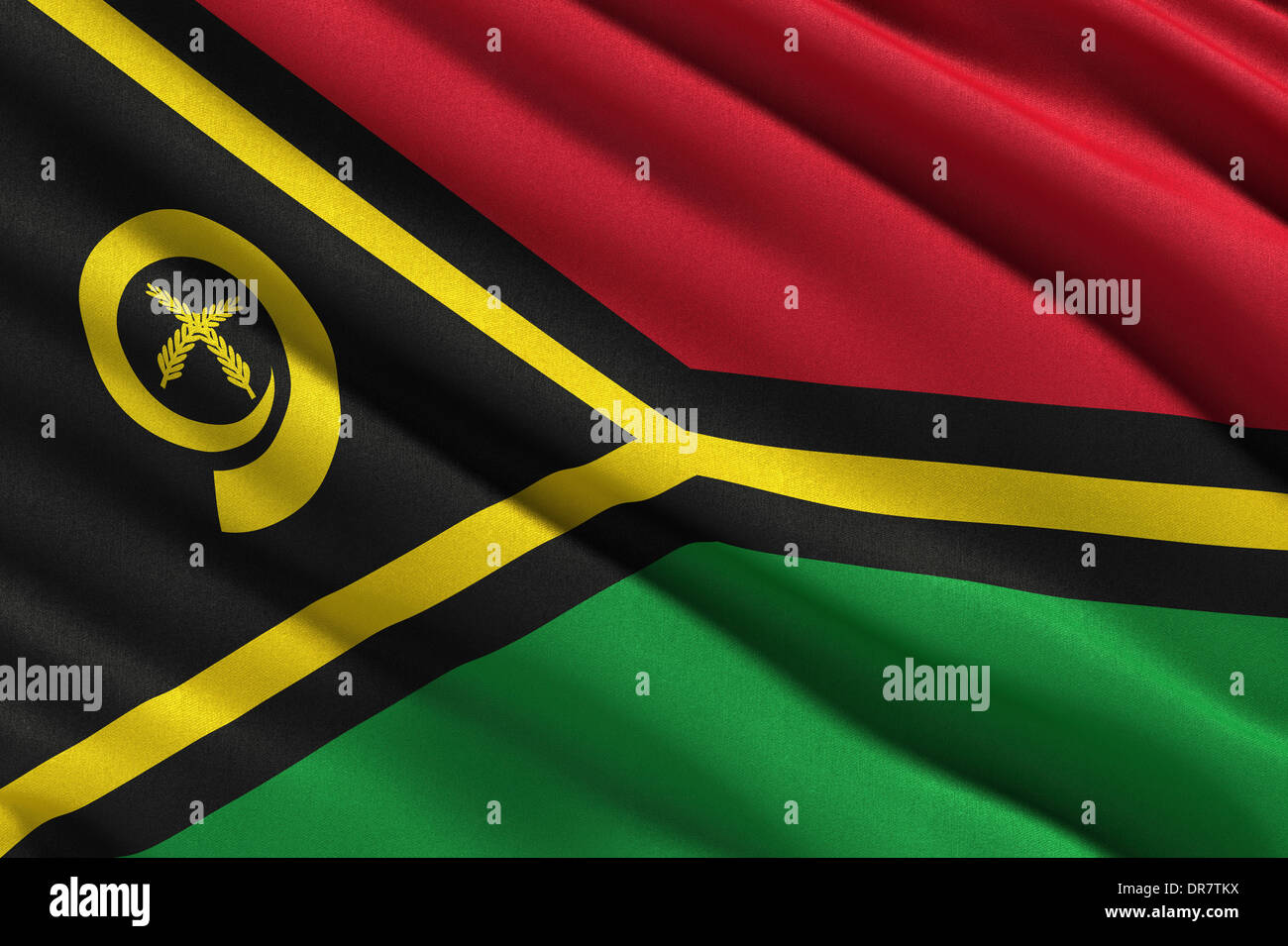 Flag of Vanuatu Stock Photo - Alamy