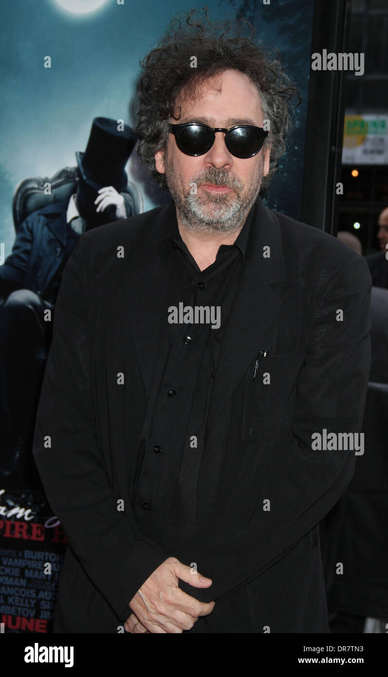 Tim burton at premiere abraham lincoln hi-res stock photography and ...