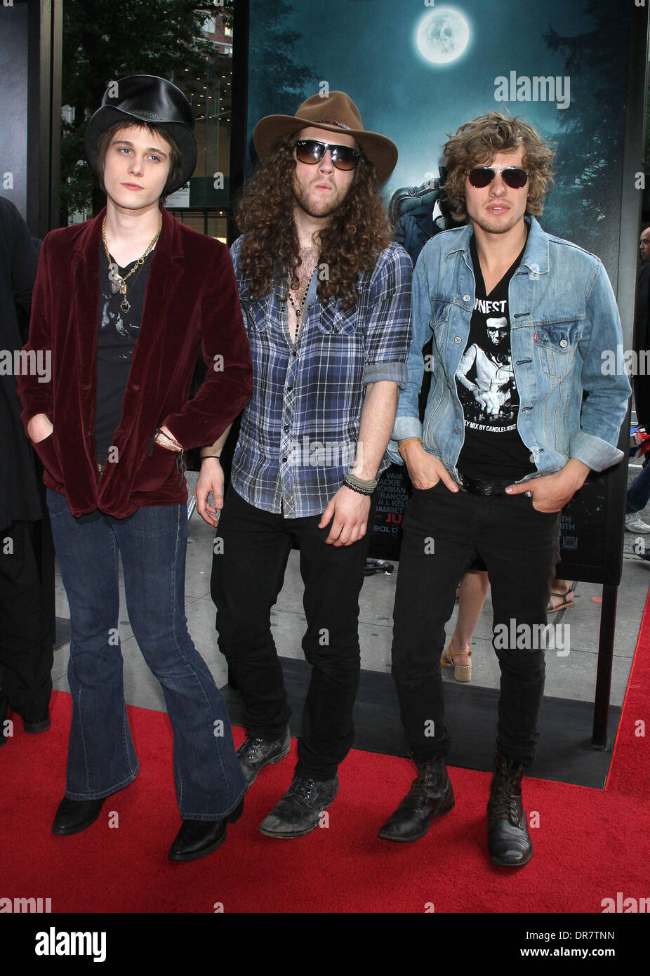 Tyler Bryant and the Shakedown, at the premiere of Abraham Lincoln ...