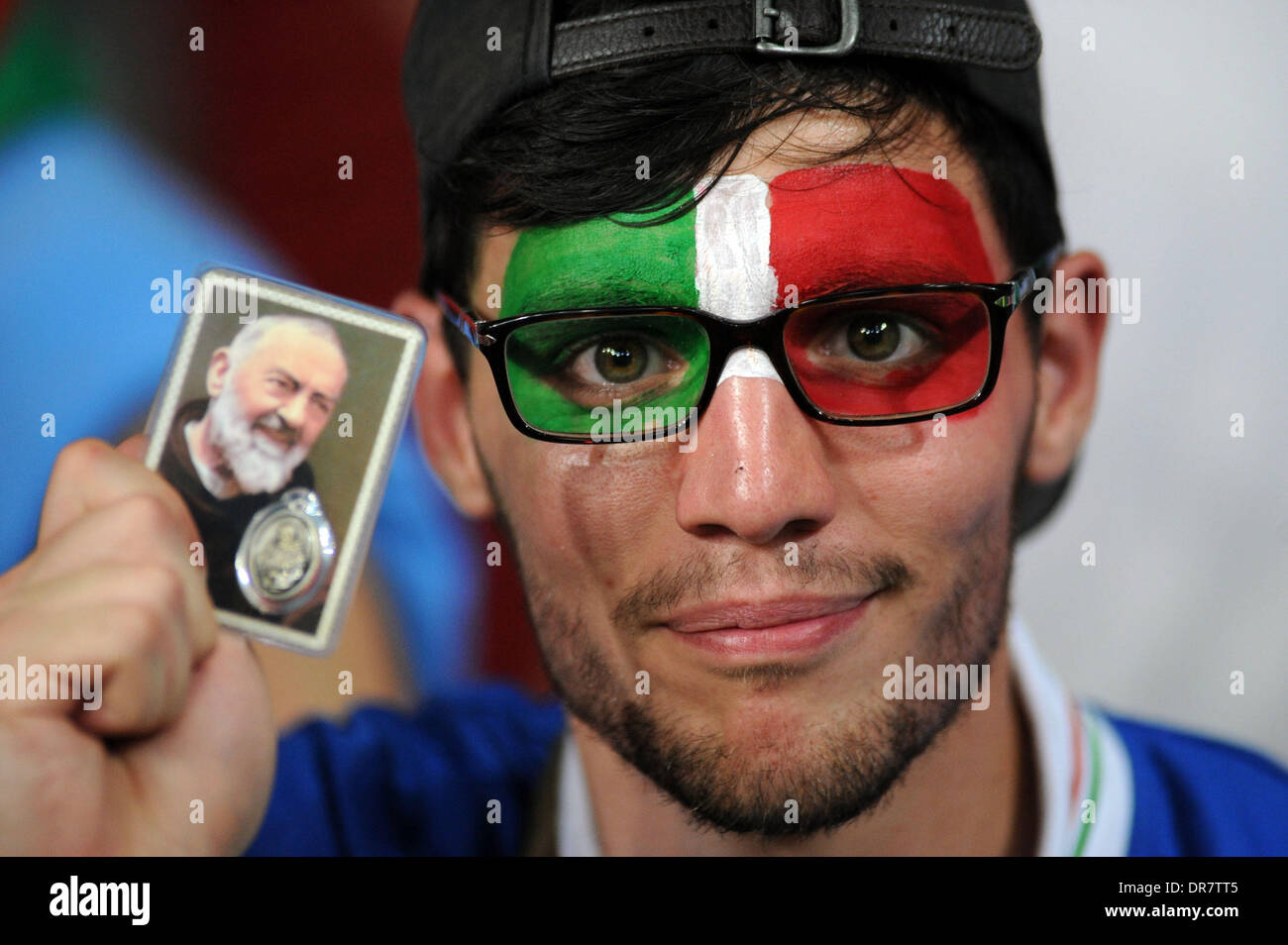 Italian Fans during the European Championship Group C game between ...