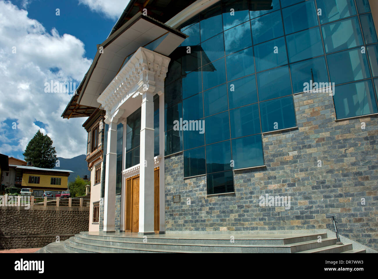 Headquarters of the Royal University of Bhutan, Thimphu, Bhutan Stock ...