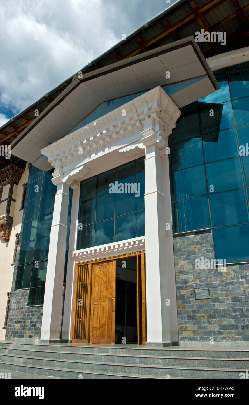Headquarters of the Royal University of Bhutan, Thimphu, Bhutan Stock ...