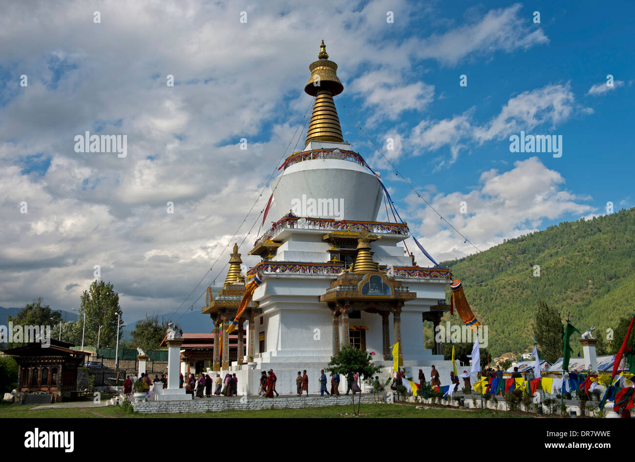 Thimphu Chorten, Memorial Chorten, Thimphu, Bhutan Stock Photo - Alamy