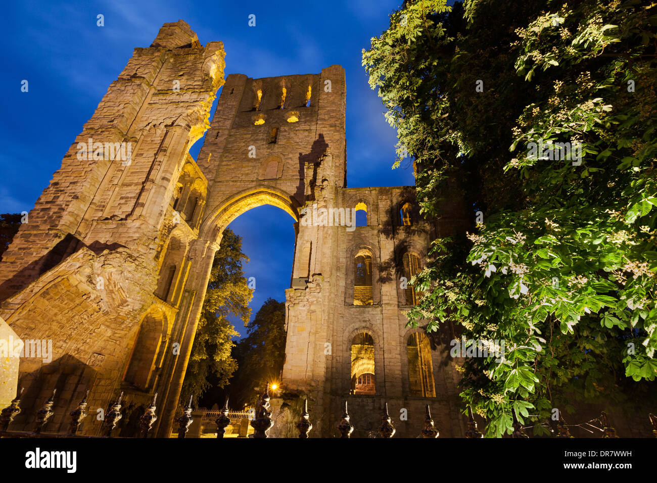 Kelso Abbey, Kelso, Scottish Borders, Scotland, United Kingdom Stock ...