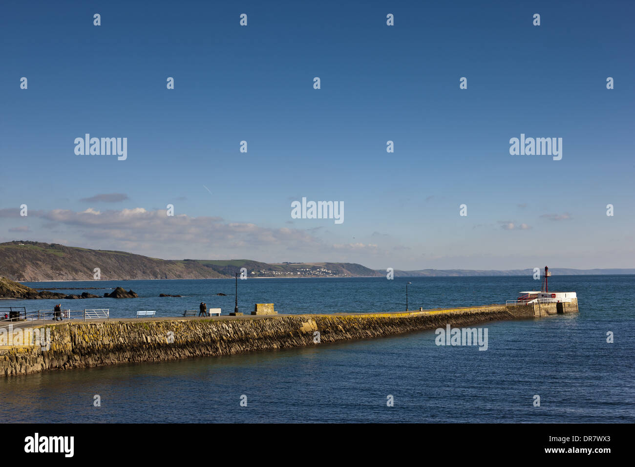Banjo Pier, Looe, Cornwall Stock Photo - Alamy