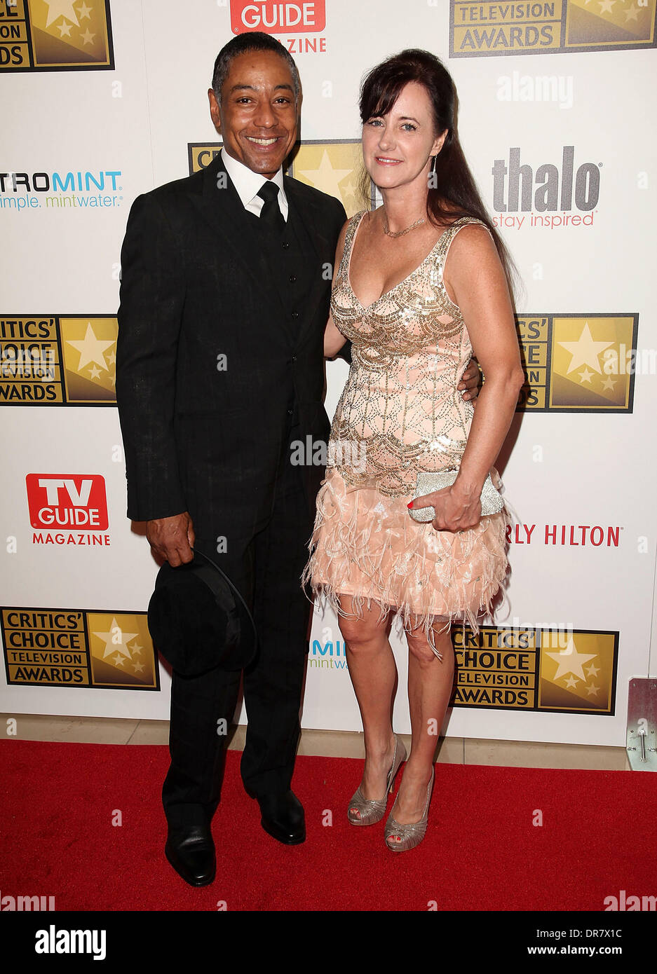 Actor Giancarlo Esposito (L) and Terry Barone Broadcast Television ...