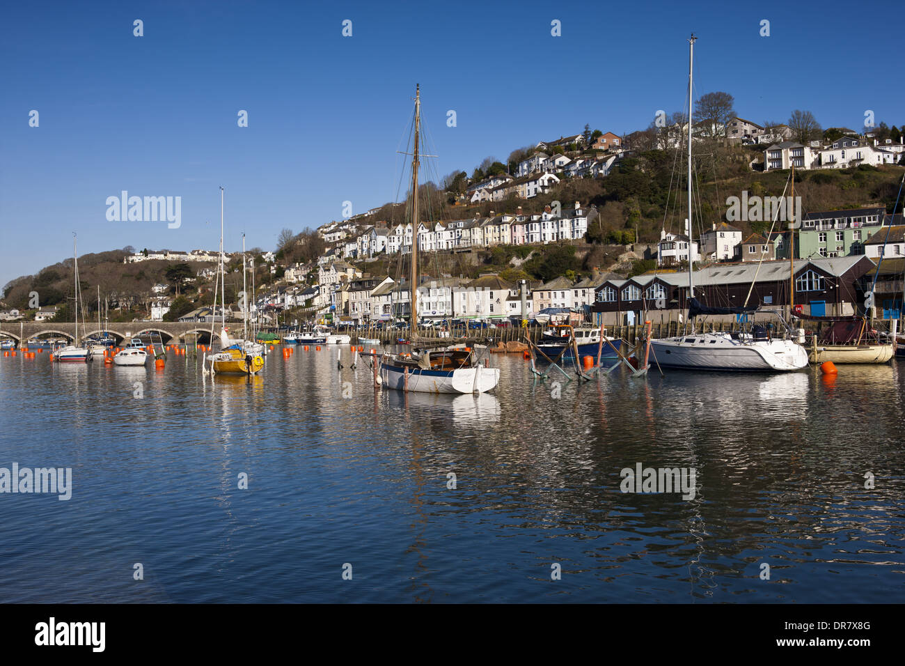 Looe Harbour, Cornwall Stock Photo - Alamy