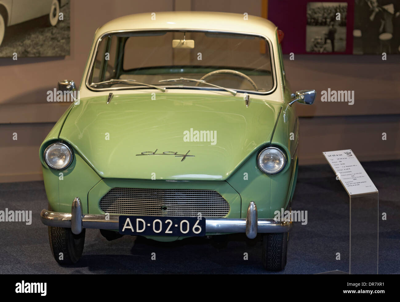 DAF 600 de luxe, Dutch small car from 1959, DAF Museum, Eindhoven ...