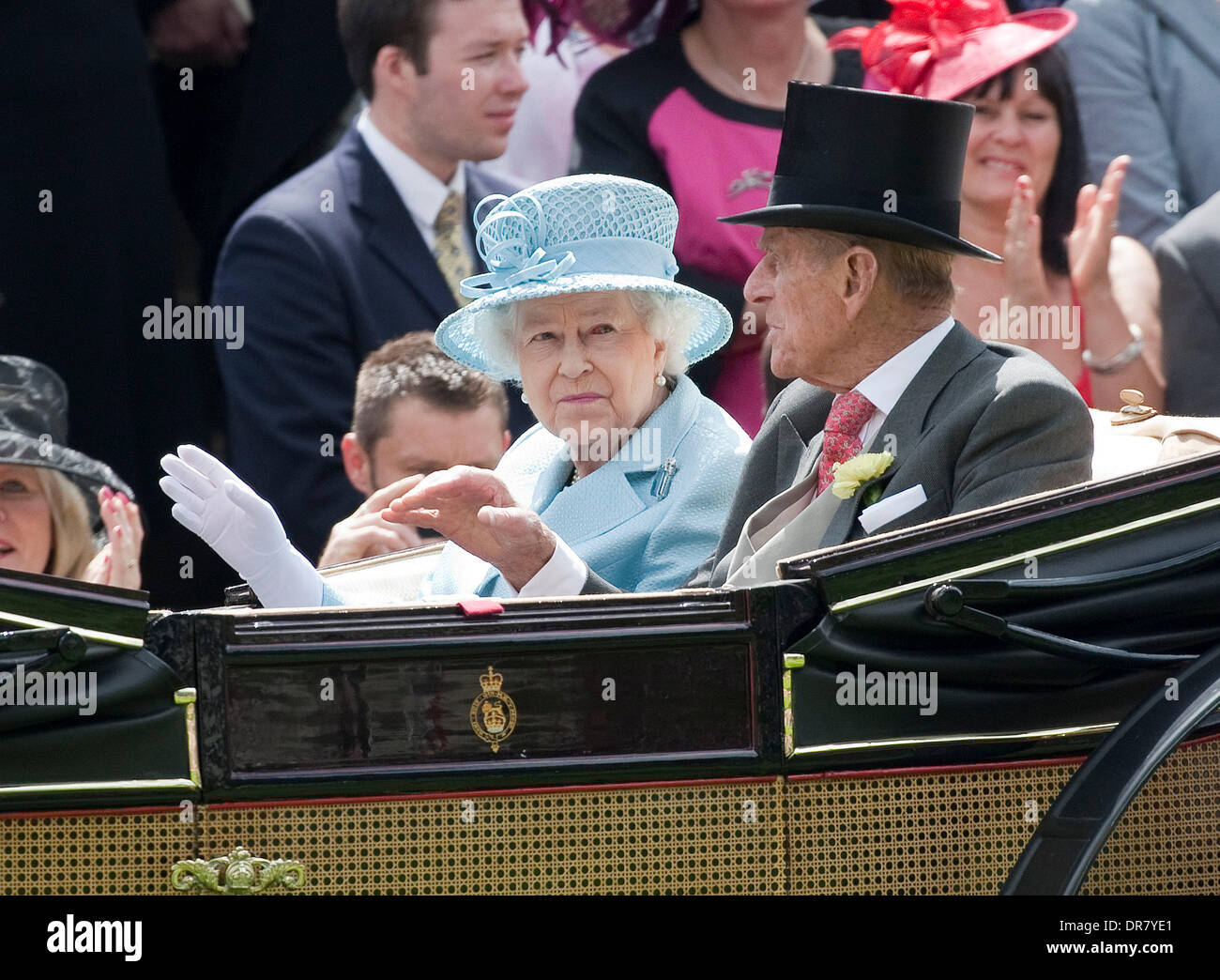 Queen Elizabeth II and Prince Philip, Duke of Edinburgh Royal Ascot at ...