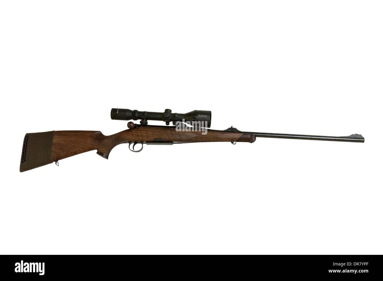 HEYM straight pull rifle on white Stock Photo - Alamy