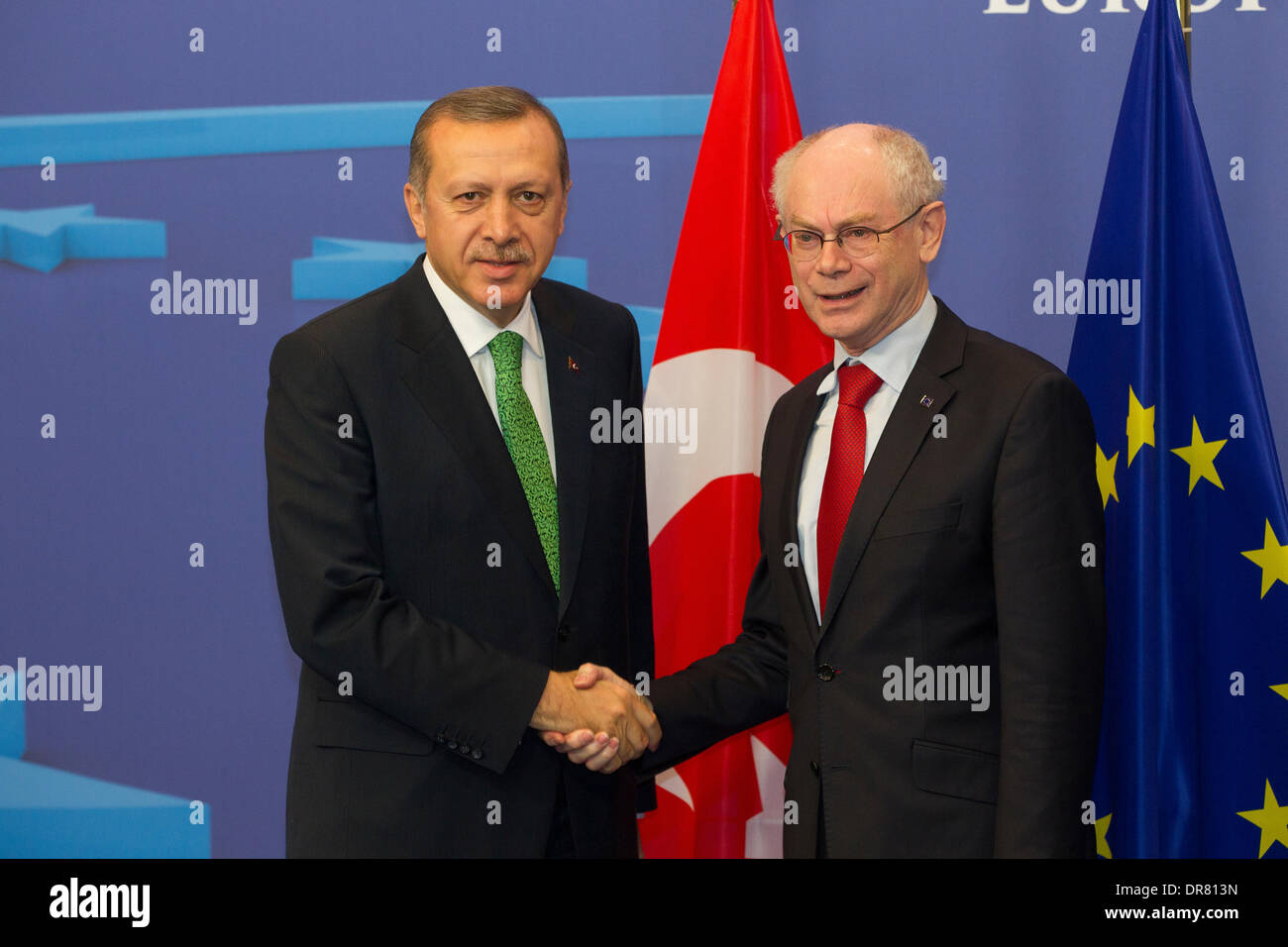 Prime Minister of Turkey Recep Tayyip Erdoğan with european council ...