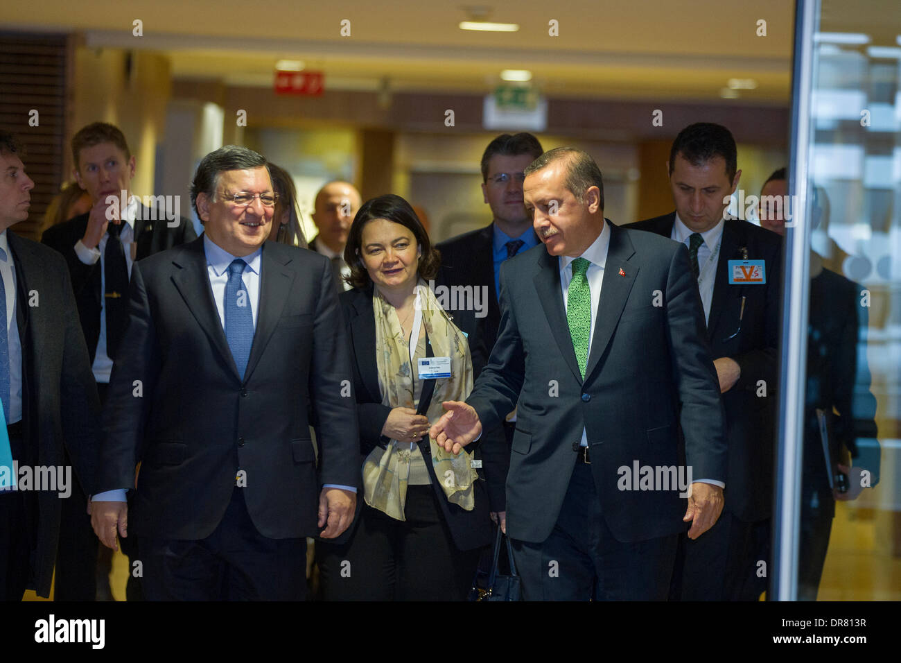Prime Minister of Turkey Recep Tayyip Erdoğan with european commission ...