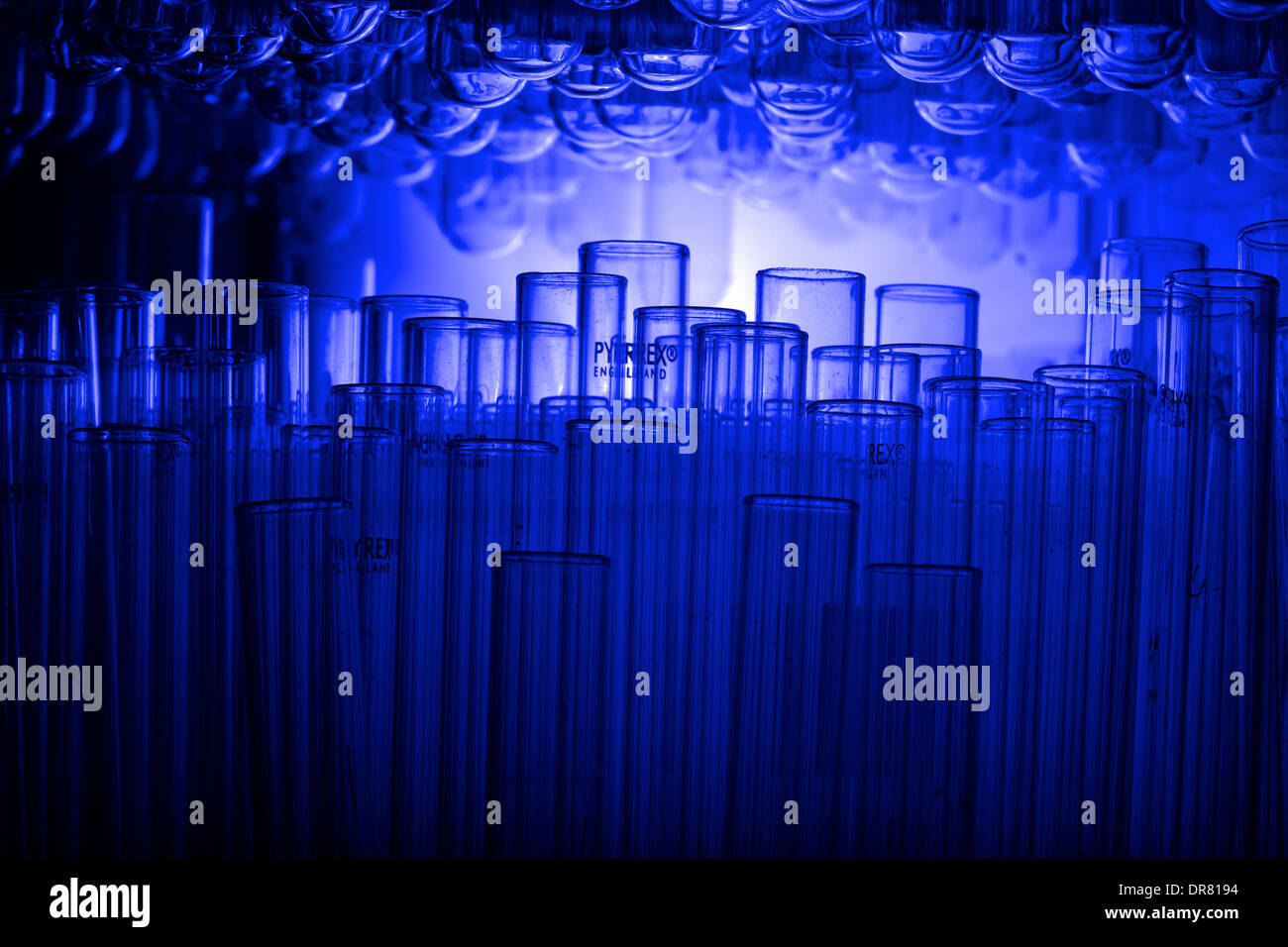 test tube bottles stacked in a drawer Stock Photo - Alamy