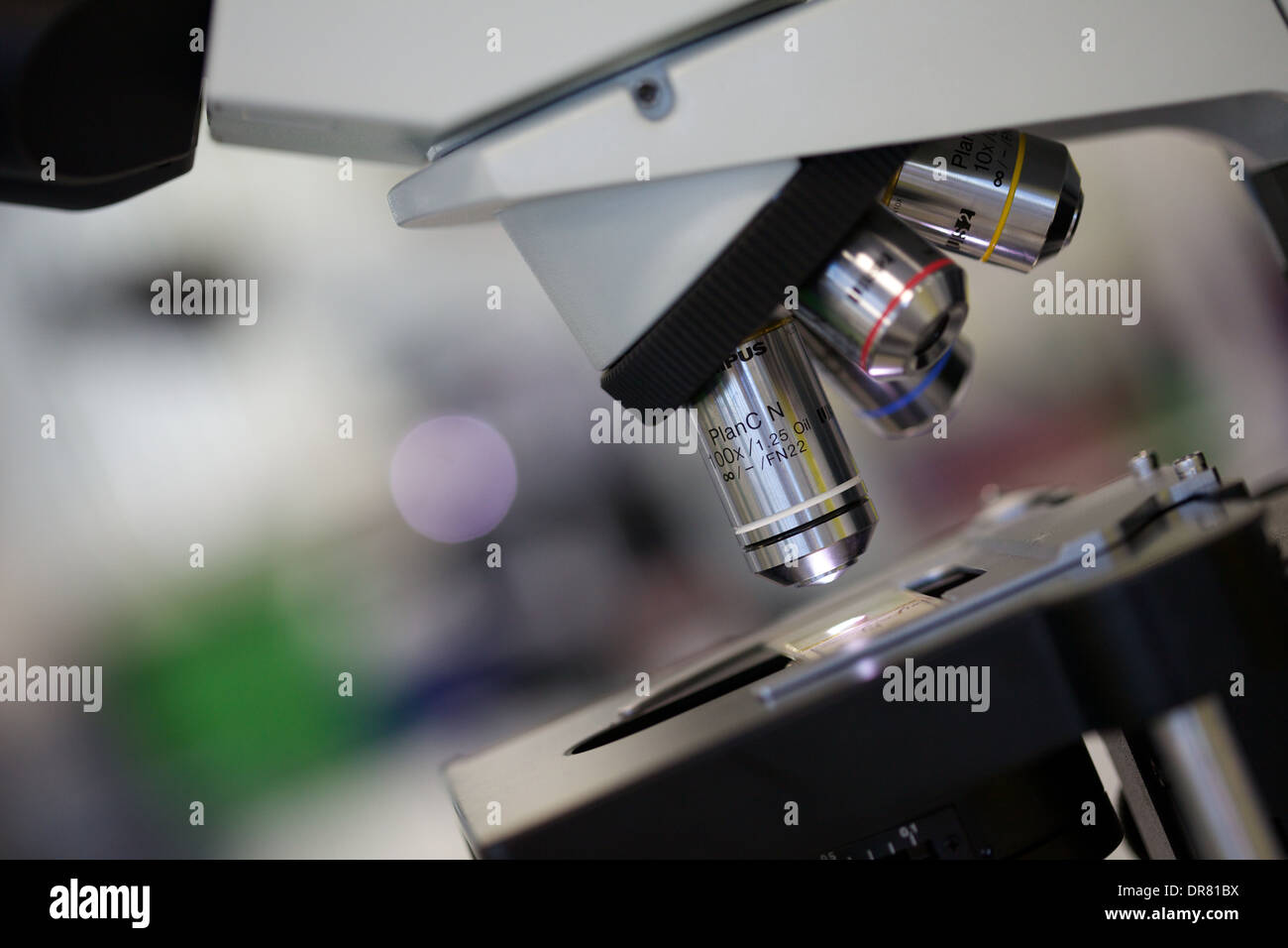 microscope in laboratory Stock Photo - Alamy