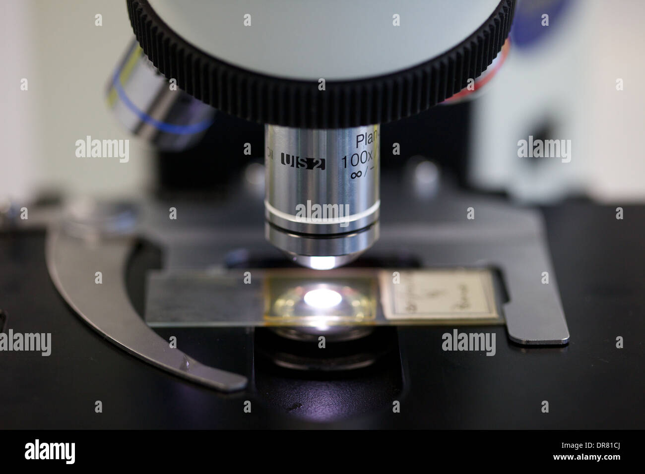 microscope in laboratory Stock Photo - Alamy