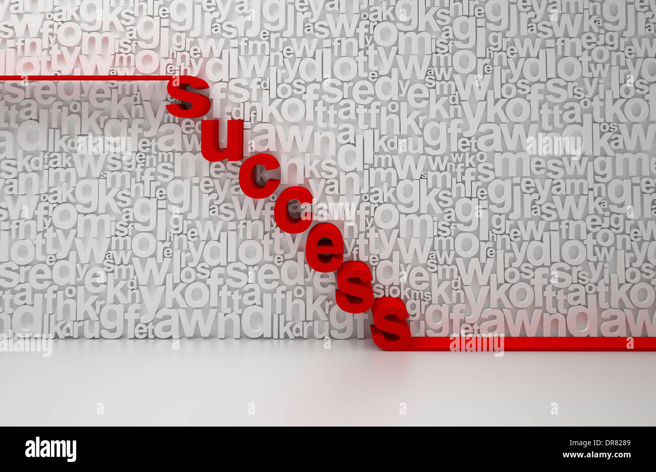 a red letter saying success Stock Photo - Alamy