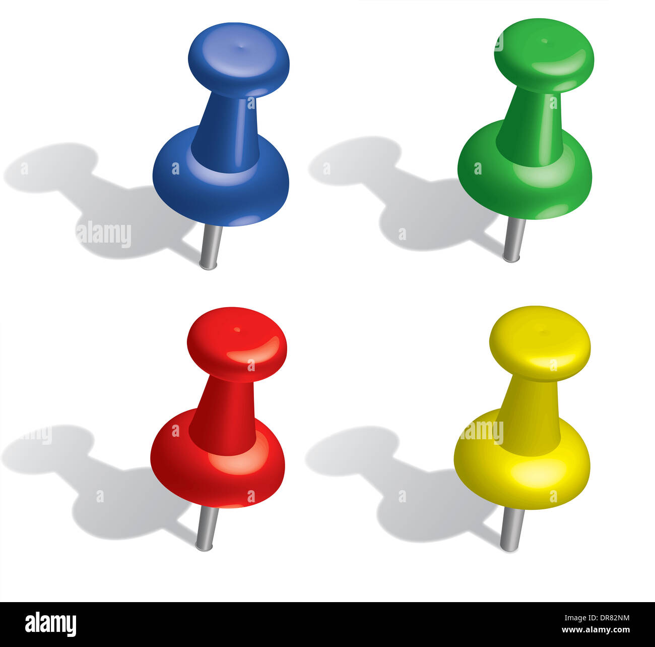 Pushpin render hi-res stock photography and images - Alamy