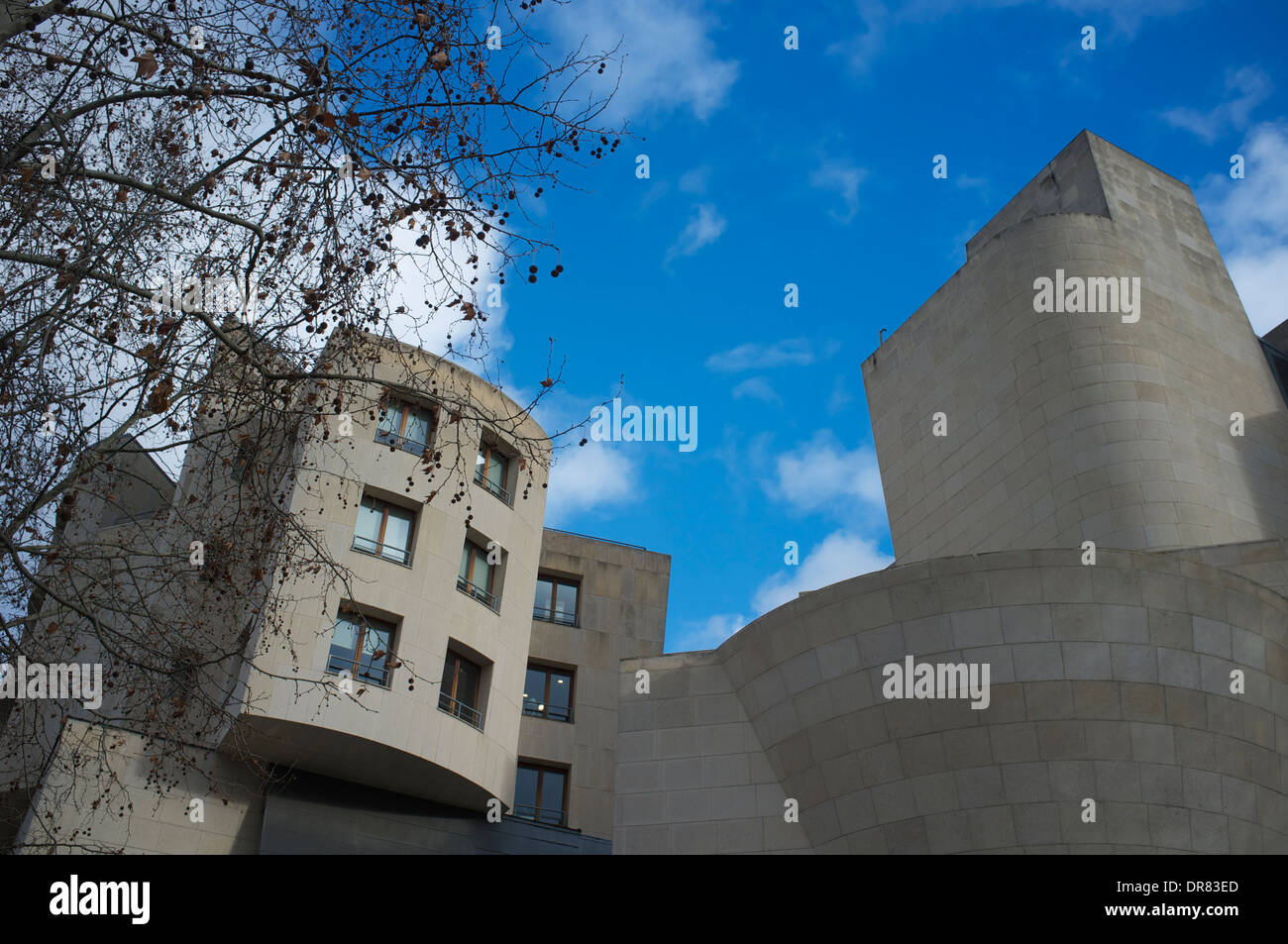 Cinémathèque Française, rue de Bercy, Paris, is a postmodern building ...