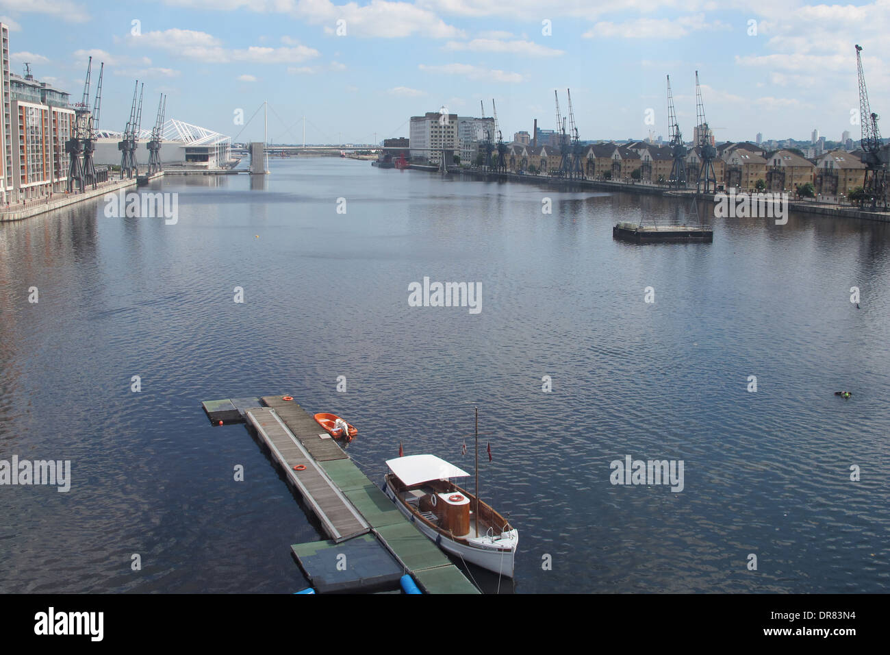 Royal Victoria Dock Taken Facing East Stock Photo - Alamy