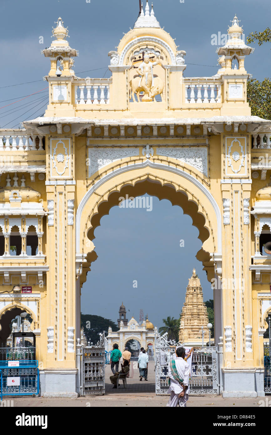The famous Mysore Palace in Mysore, Karnataka, India Stock Photo - Alamy