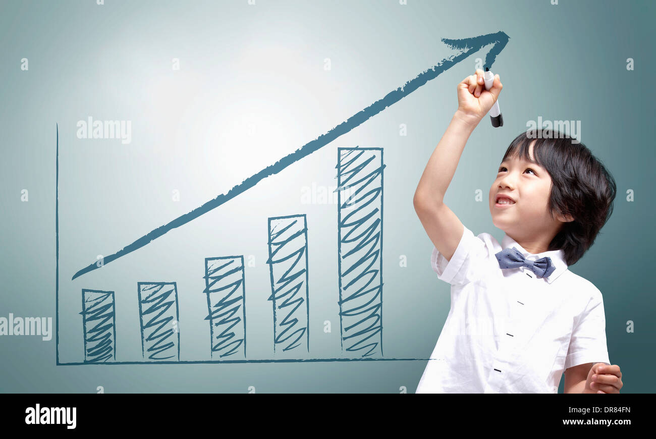 Boy graph diagram hi-res stock photography and images - Alamy