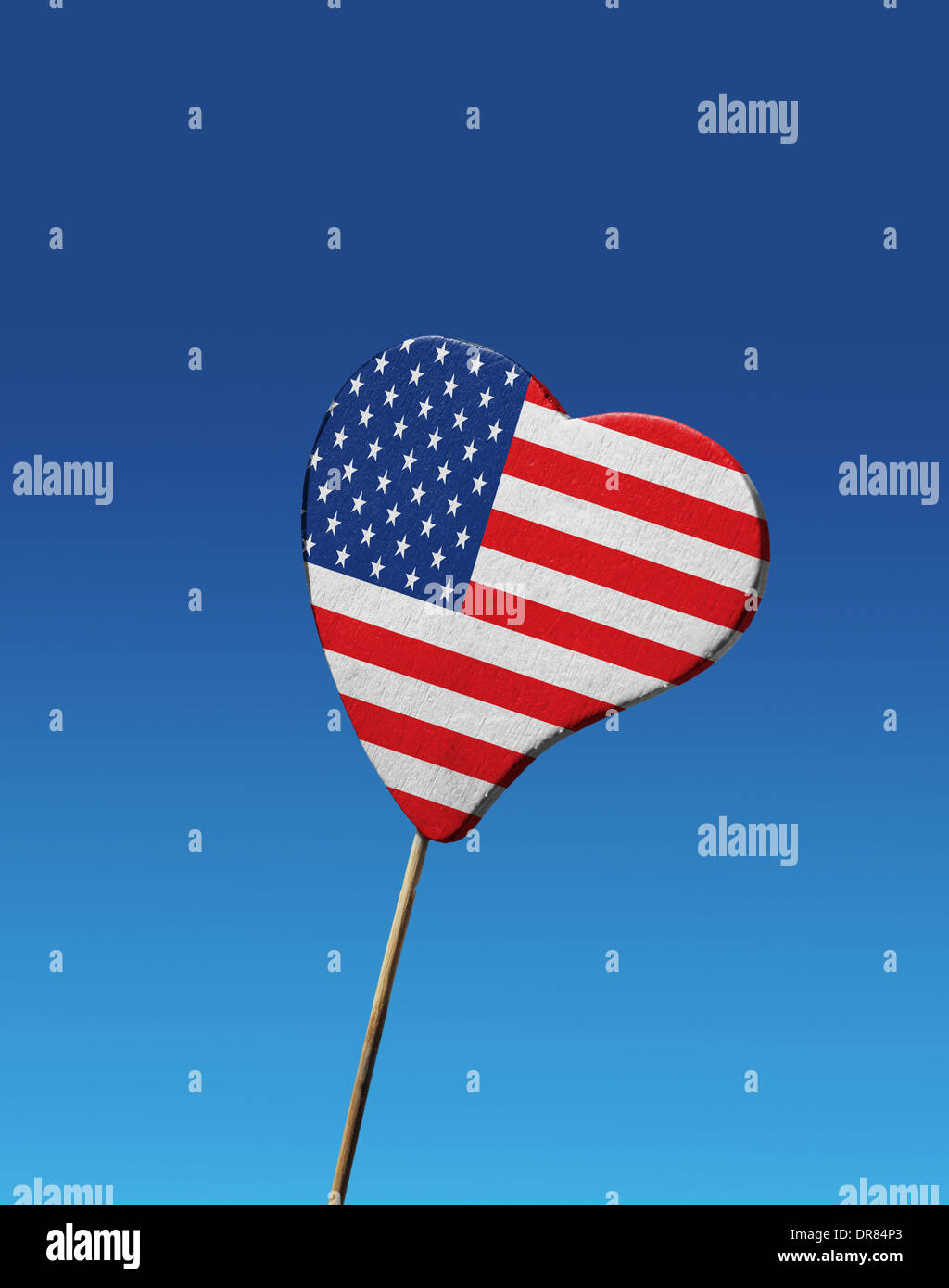 Flag usa heart hi-res stock photography and images - Alamy