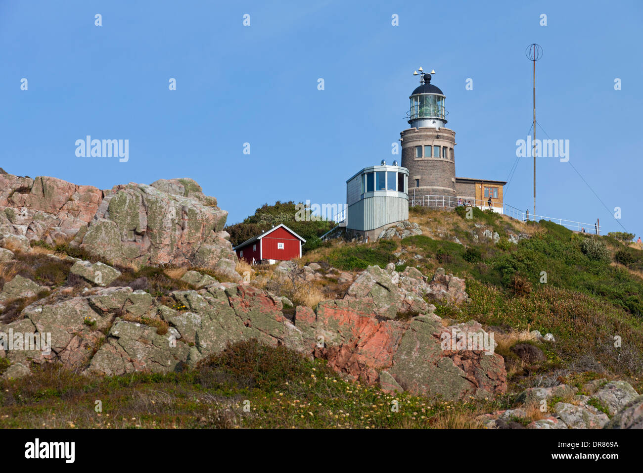 The Kullen Lighthouse by the mouth of Öresund at Kullaberg / Kullens ...