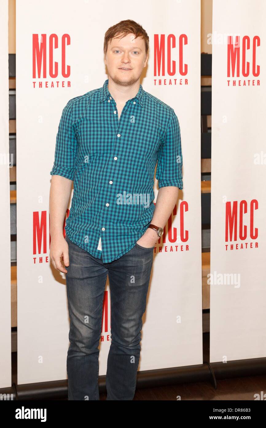 New York, NY, USA. 21st Jan, 2014. Steven Boyer Photo Call for HAND TO ...