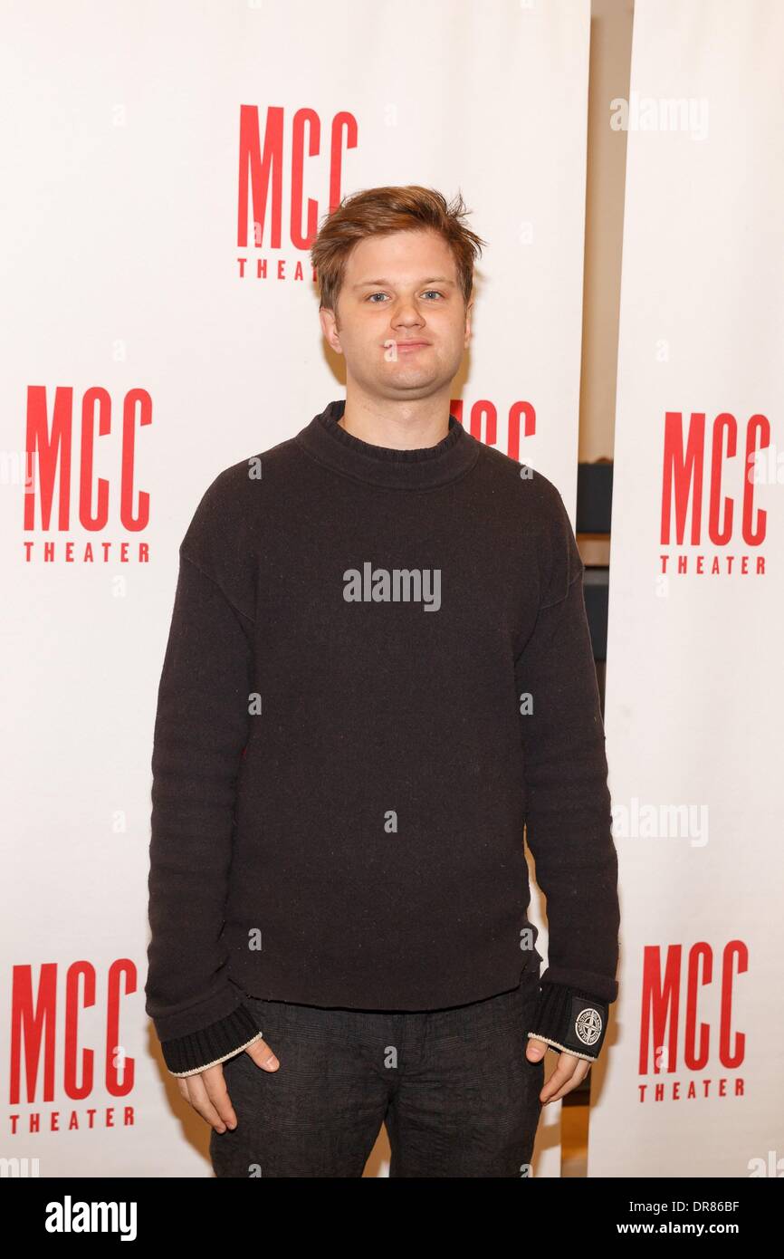 New York, NY, USA. 21st Jan, 2014. Michael Oberholtzer Photo Call for ...