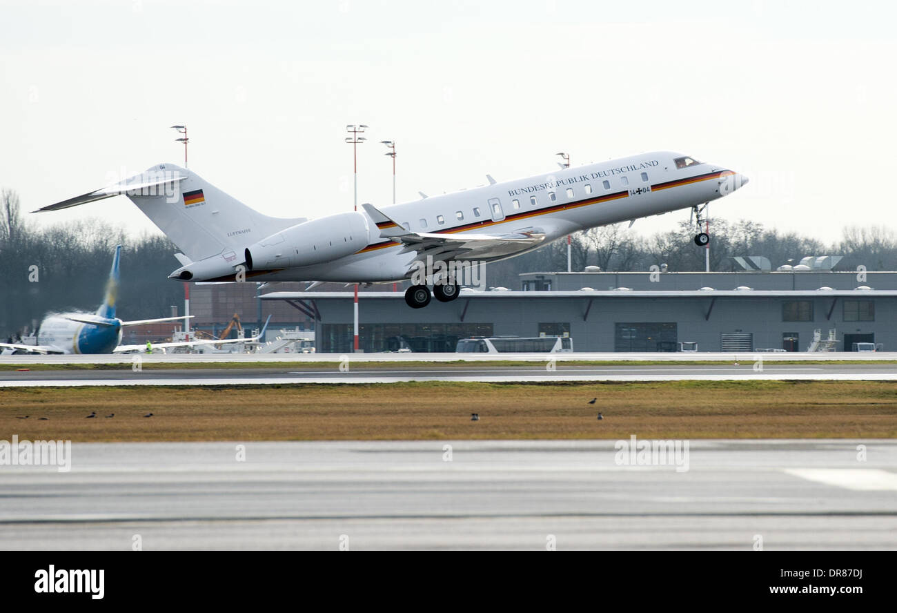 Berlin, Germany. 09th Jan, 2014. An airplane of German armed forces ...