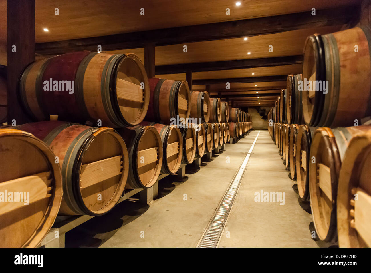 Wine cellar in chateau de hi-res stock photography and images - Alamy