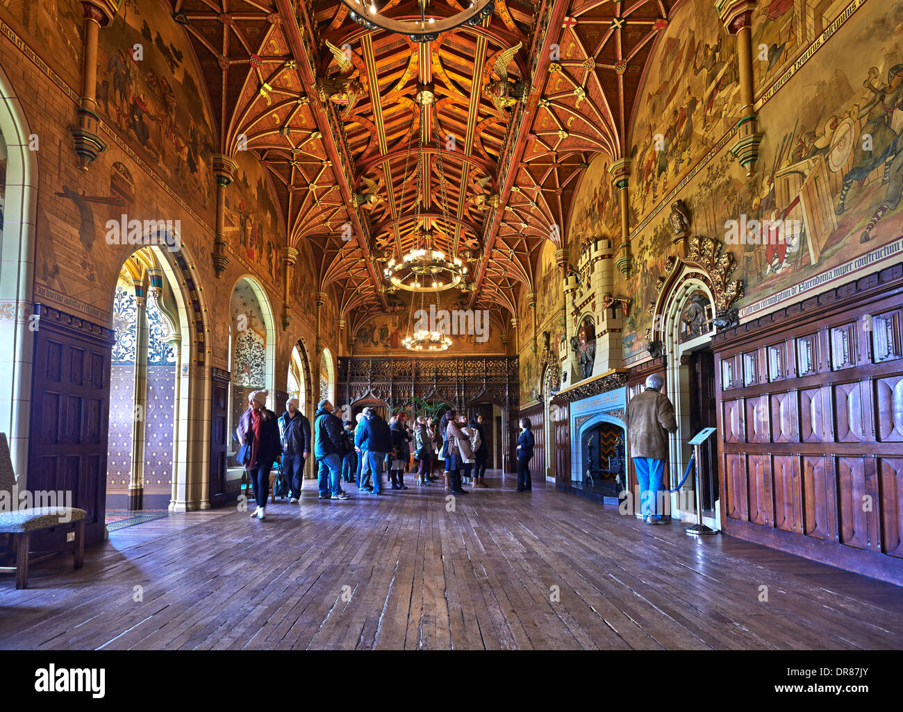 Motte and bailey cardiff castle hi-res stock photography and images - Alamy