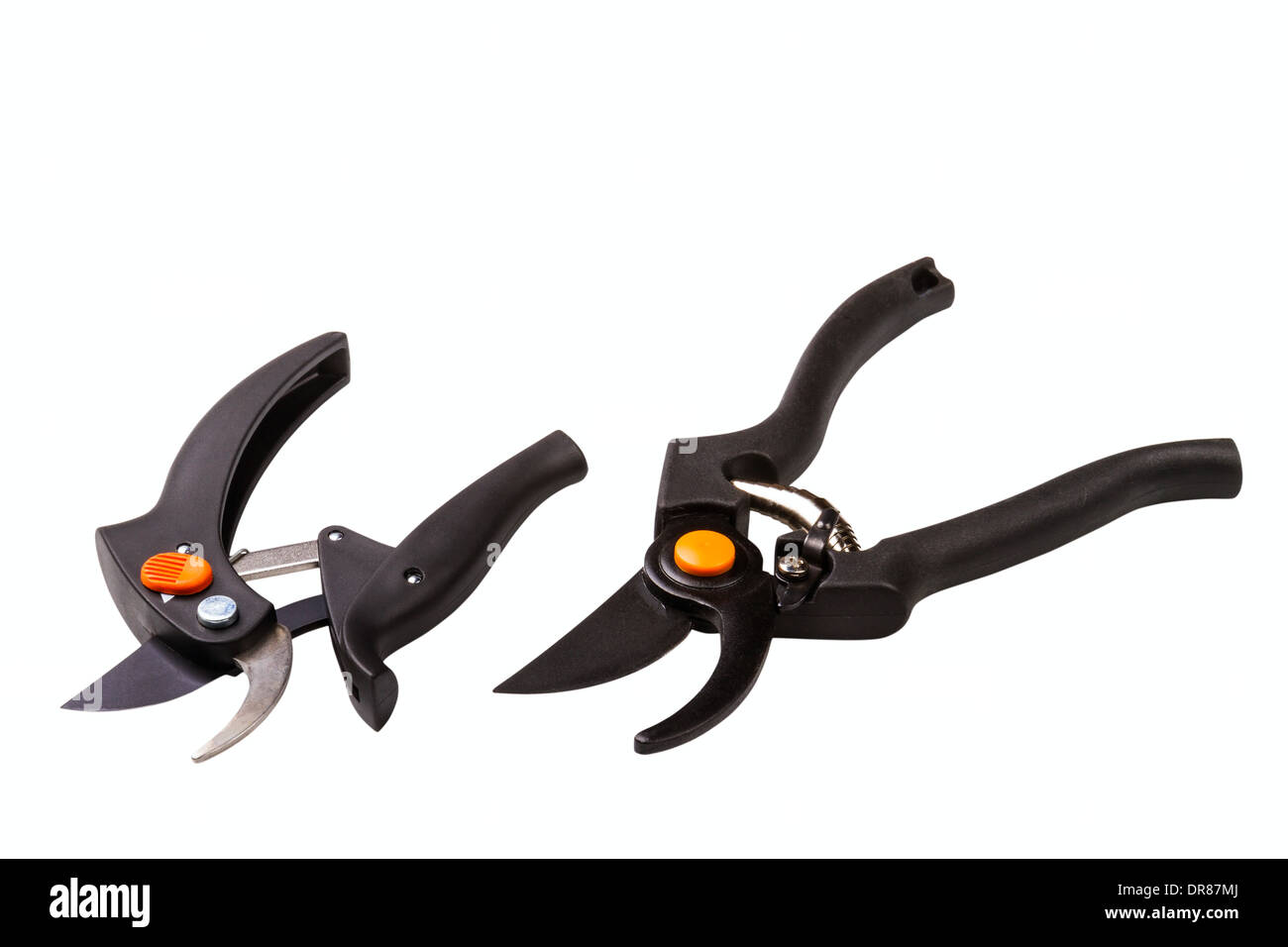 garden secateurs isolated on white background Stock Photo - Alamy