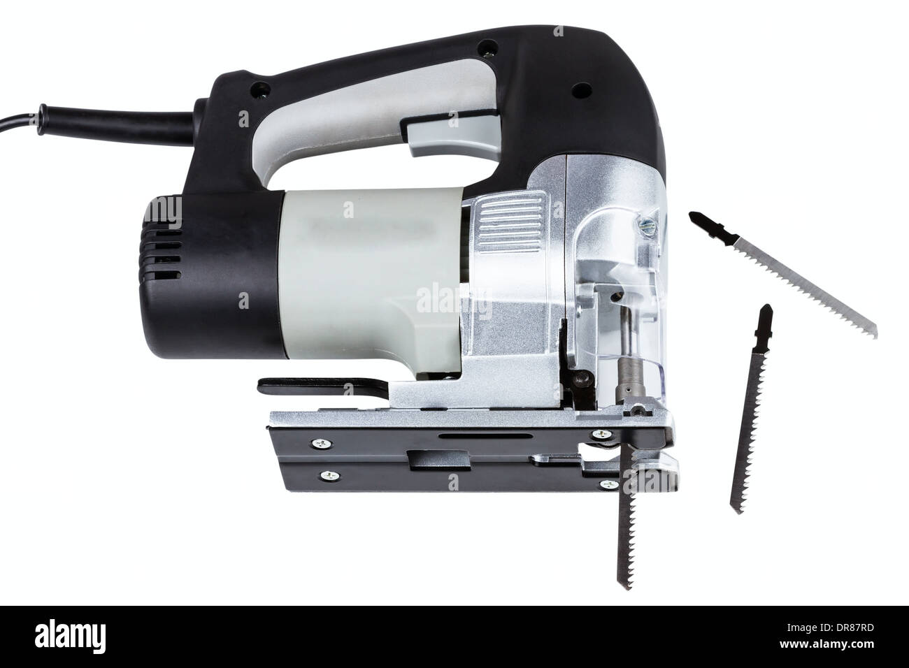 electrical jig saw isolated on white background Stock Photo - Alamy