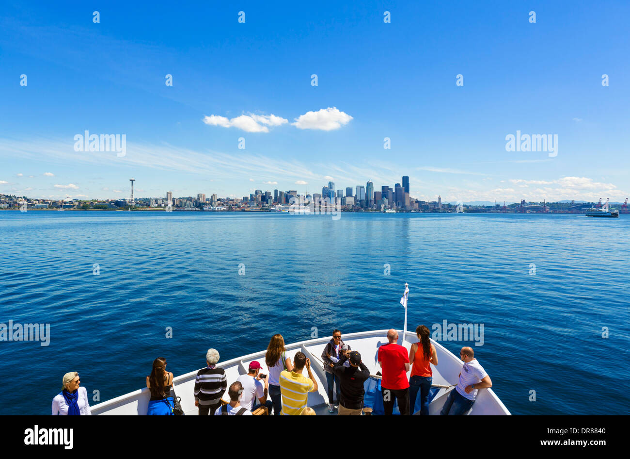 Downtown skyline from an Argosy harbor cruise round Puget Sound ...